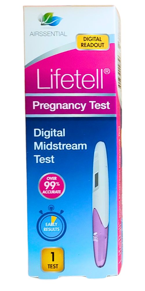 Lifetell Digital Pregnancy Test - Single Test – Airssential Health Care
