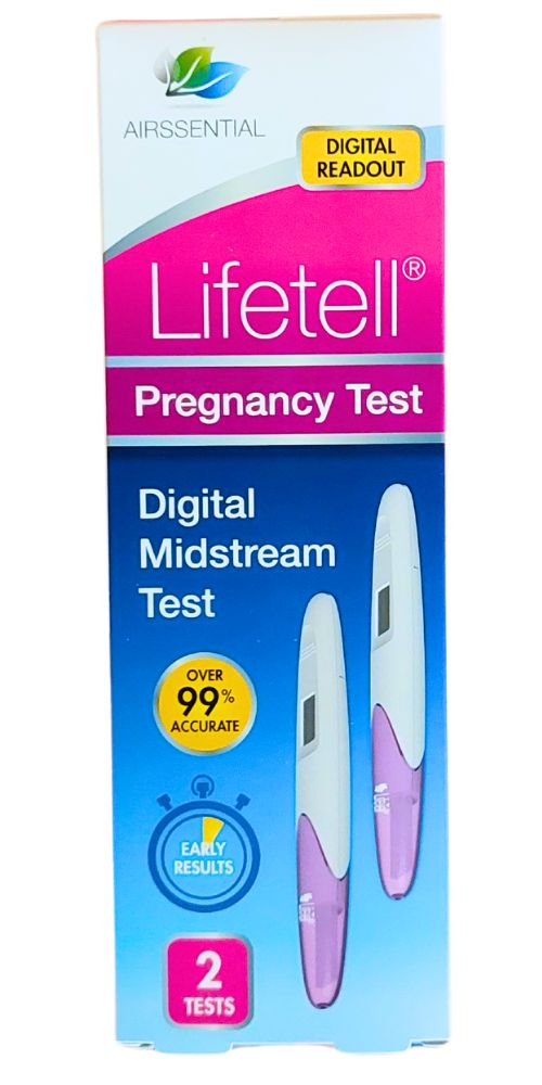 Lifetell Digital Pregnancy Test - Double Test – Airssential Health Care